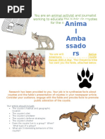 Coyote and The Buffalo Student Text | PDF | Trickster