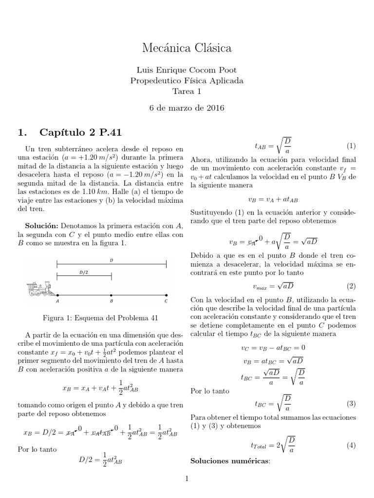 Problemas de Cinemática | PDF | Velocidad | Cinemática