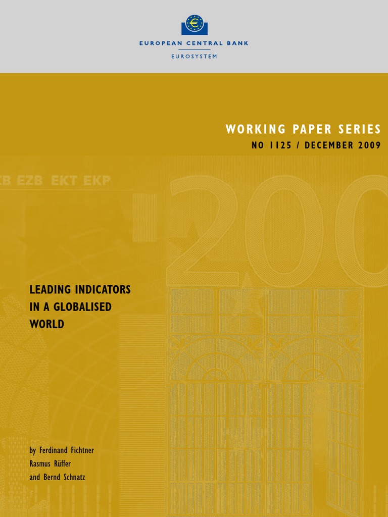 Leading Indicator | PDF | Forecasting | Statistical Hypothesis Testing
