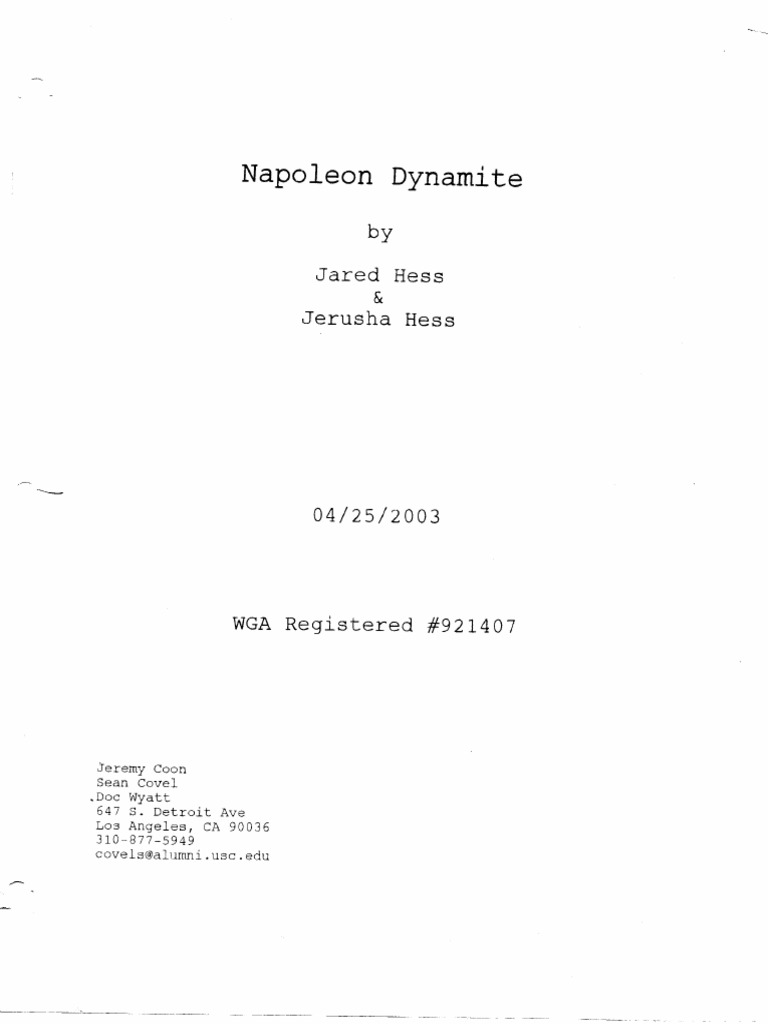 Napoleon Dynamite | PDF