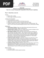 Modified Duran Protocol for Tendon Rehab | PDF | Anatomical Terms Of ...