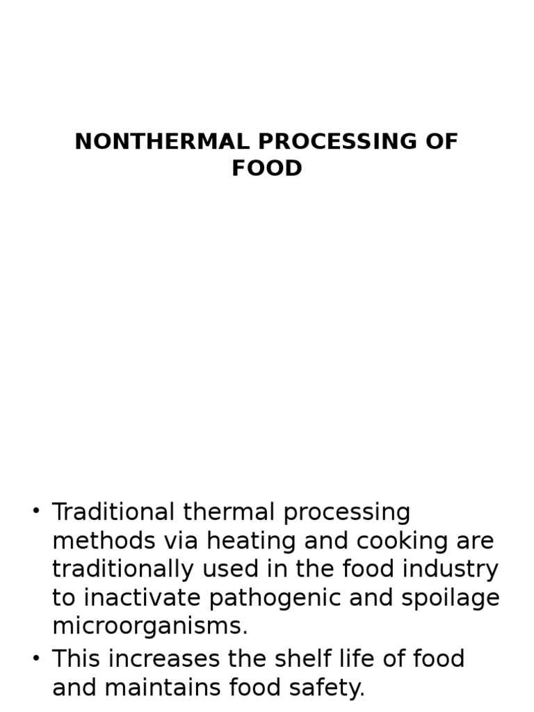 Nonthermal Processing of Food | PDF | Ionizing Radiation | Nitrate