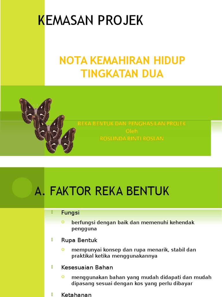 Bab 1 - RBT - Bahan Dan Alatan - Kemasan | PDF