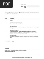 Hachinski Ischemic Score Assessment | PDF | Mental And Behavioural ...