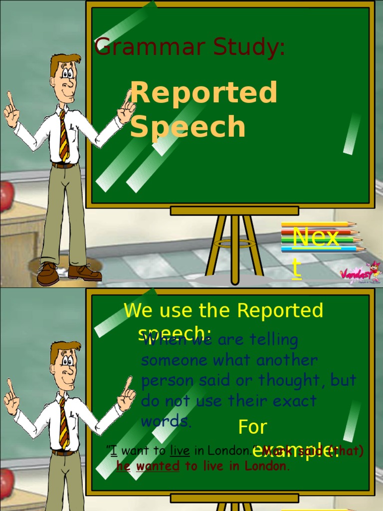 A Comprehensive Guide to Reported Speech: Verb Tense Changes, Pronouns ...