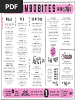 Colcachios Menu | PDF | Salad | Foods