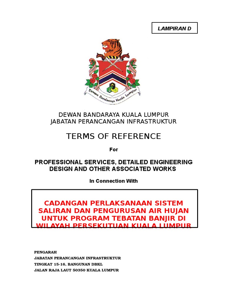 Tor Civil Main Drain | PDF | Stormwater | Specification (Technical ...