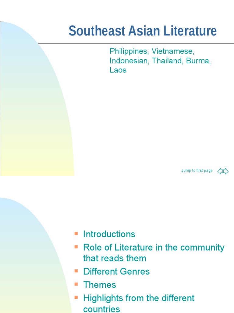 Southeast Asian Literature: Philippines, Vietnamese, Indonesian ...