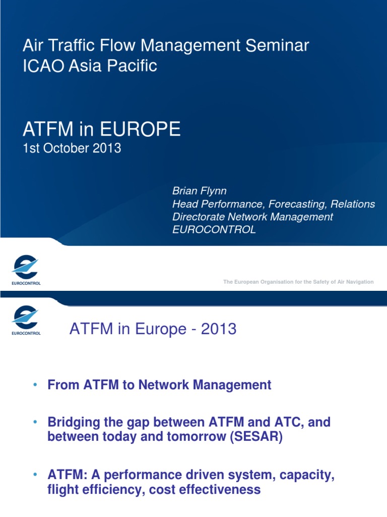 09 - ATFM in Europe | PDF | Air Traffic Control | Aviation
