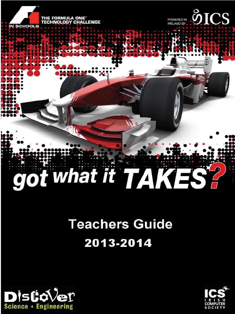F1 Schools 2013-14 Teachers Guide | PDF | Numerical Control | Formula One