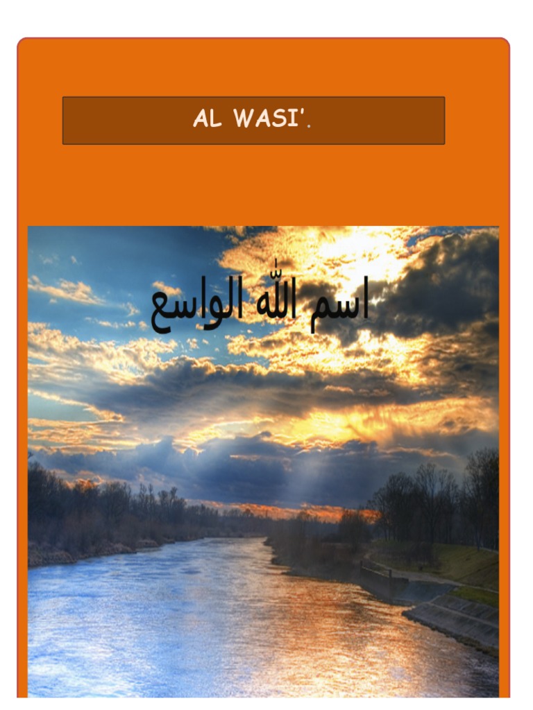 Allahs Name Al Wasi Class 3 08th March2016 | PDF | God In Islam ...
