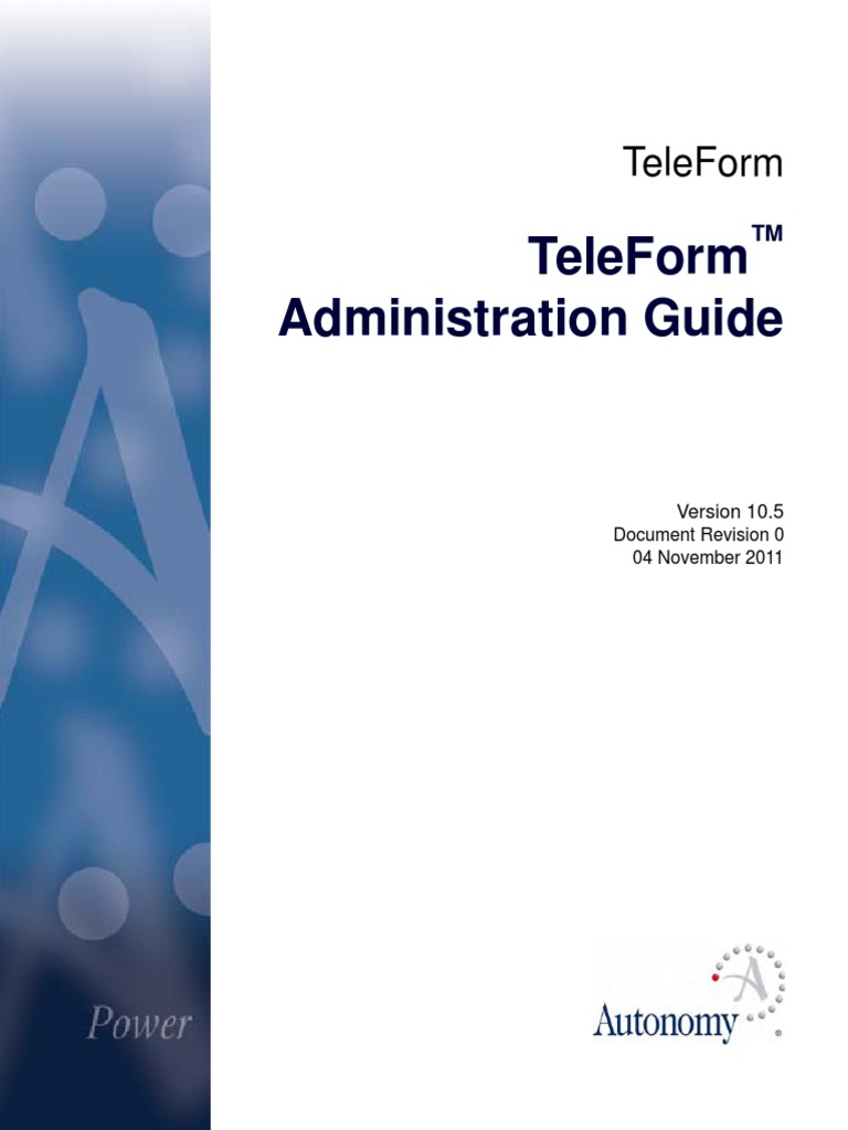 Teleform 10 5 Adminstration Guide Pdf Installation Computer Programs World Wide Web