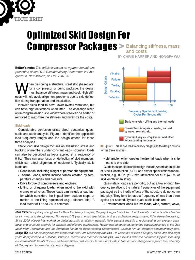 Optimizing Compressor Skid Design | PDF | Structural Load | Beam ...