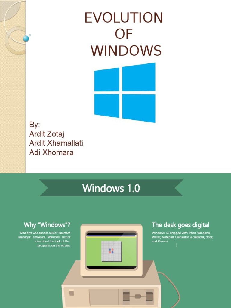 Evolution of Windows | PDF | Windows Vista | Microsoft Windows