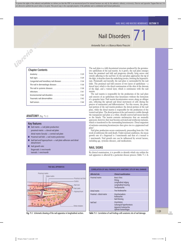 Nails Abnormalities | PDF | Nail (Anatomy) | Psoriasis