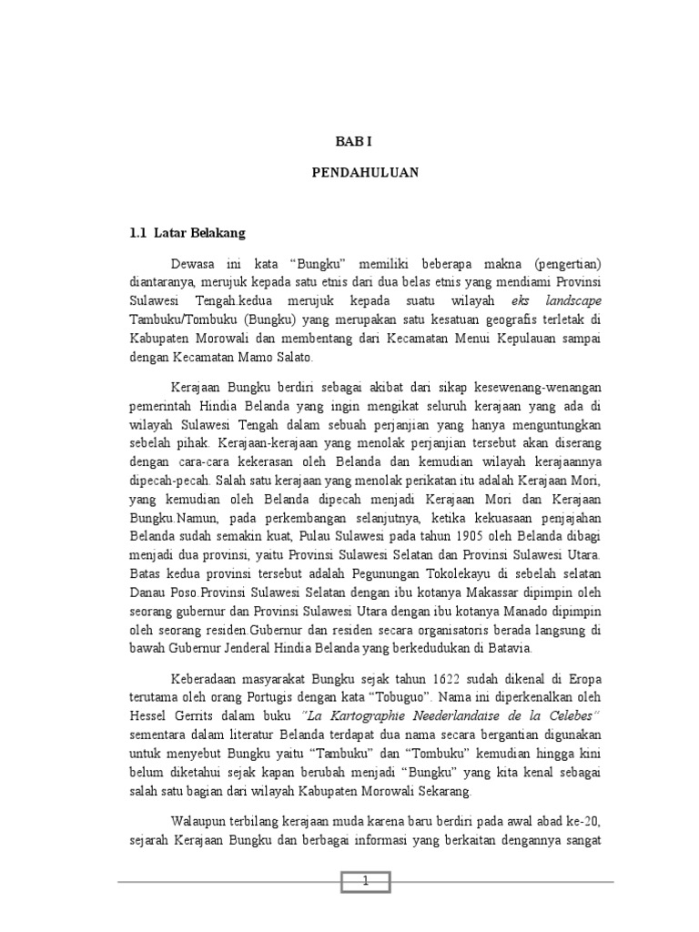 Makalah Mesjid Tua Dan Istana Raja Bungku. Oleh Kelompok Bentuk | PDF