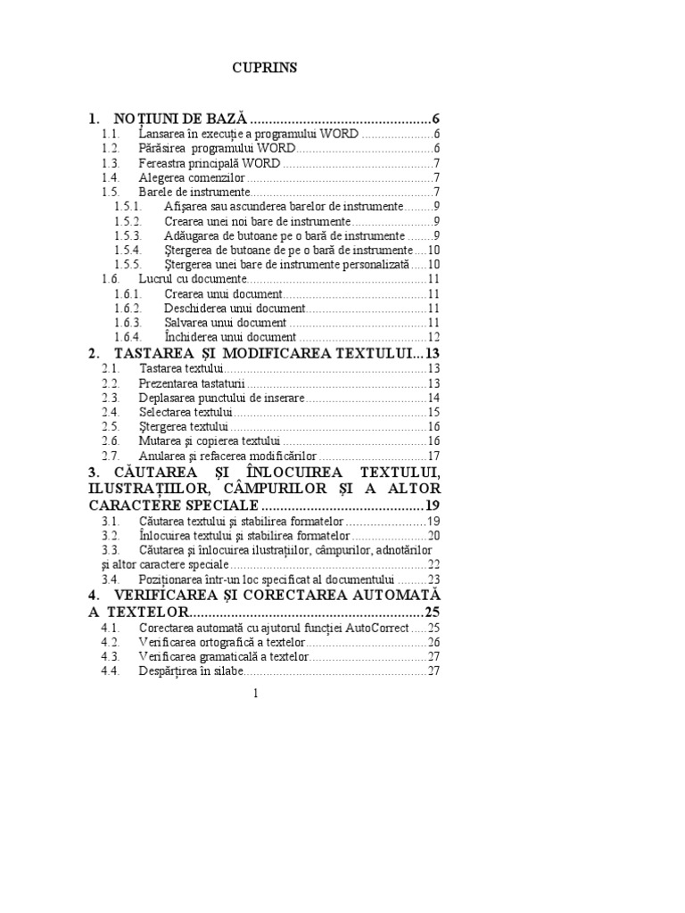 Microsoft Word - Curs Word | PDF