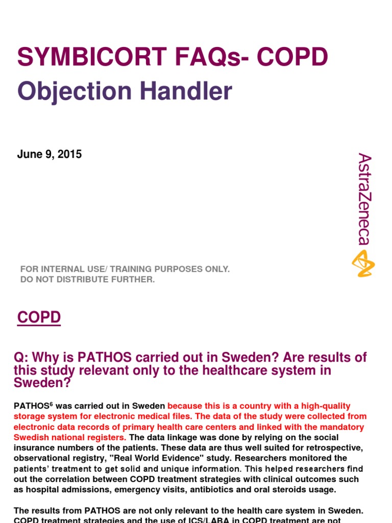 SYMBICORT FAQs - COPD | PDF | Randomized Controlled Trial | Chronic ...