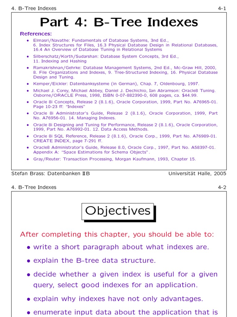 Optimize Database Queries with B-Tree Indexes | PDF | Database Index | Information Technology