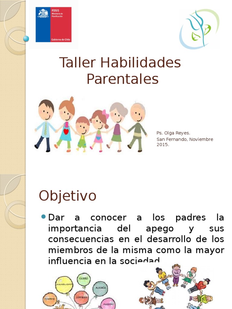Taller Habilidades Parentales | Familia | Adultos