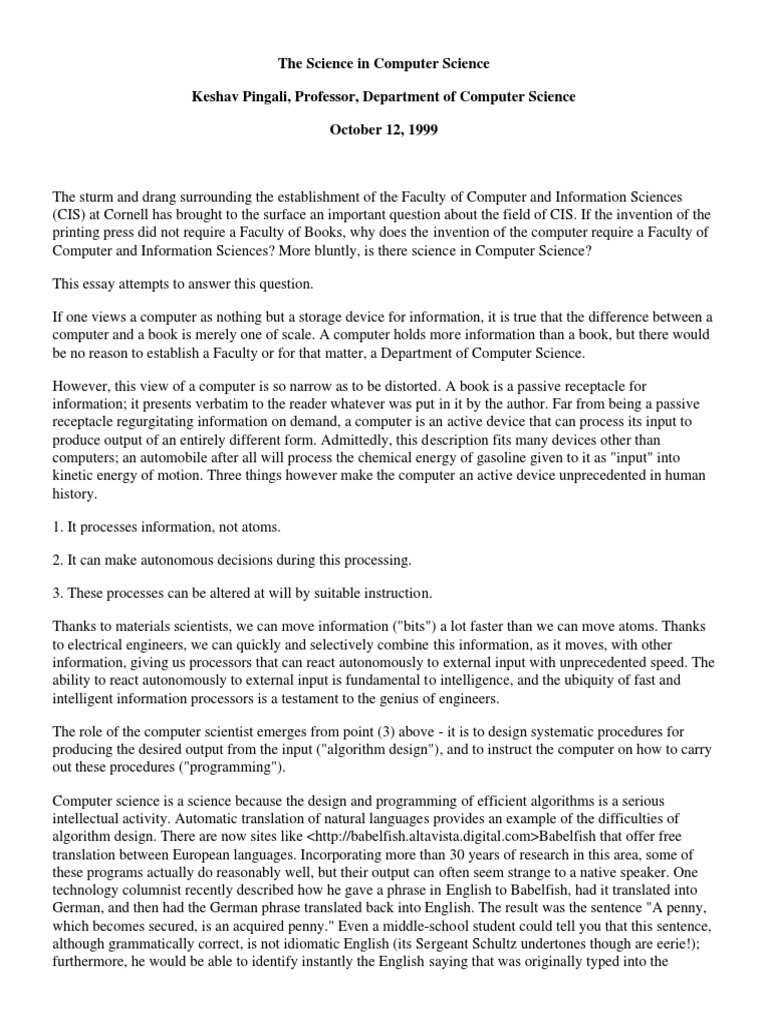 How To Write Research Statement | PDF | Computer Science | Algorithms