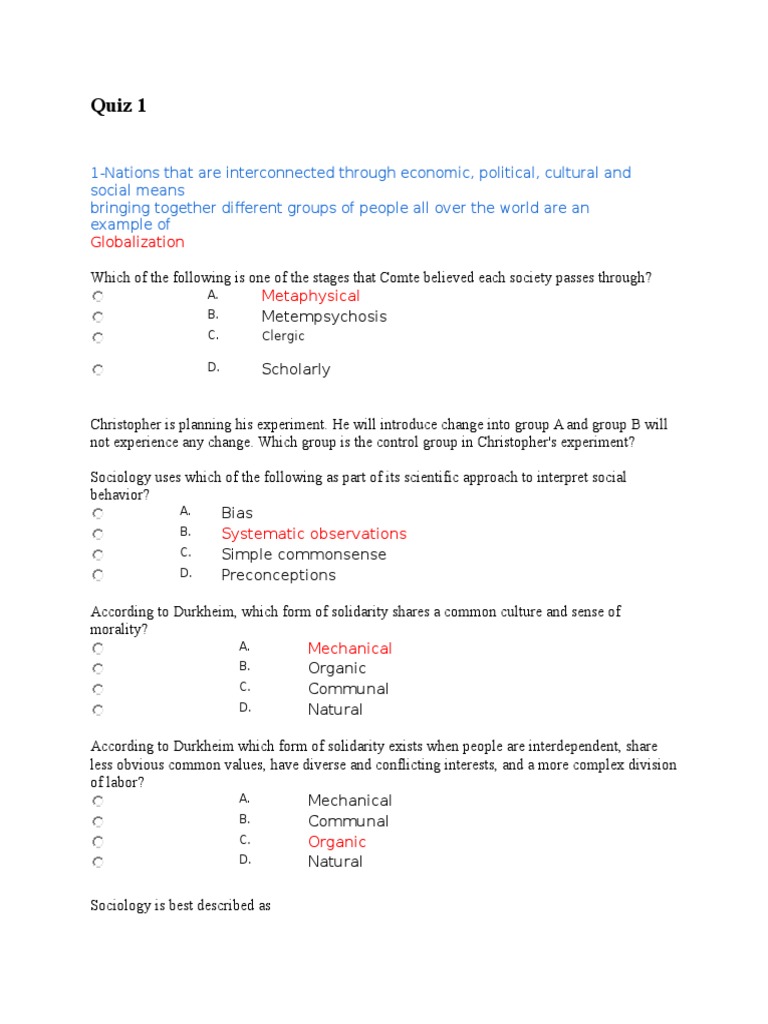 Soc Test Bank 2 | PDF | Deviance (Sociology) | Socialization