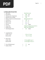 Soil Spring Constants for Bored Piles | PDF