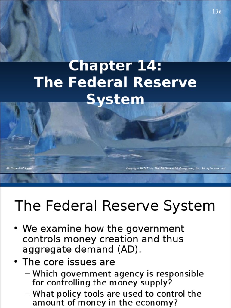 Econ 202: Chapter 14 | PDF | Federal Reserve System | Reserve Requirement