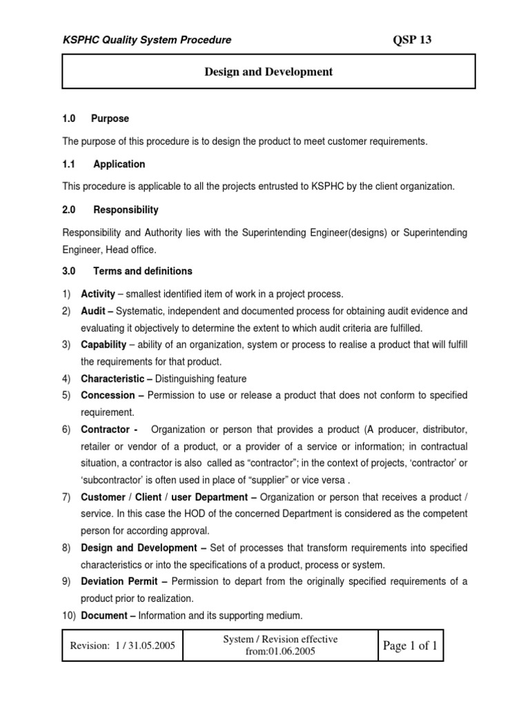 Design and Development Procedure: A Comprehensive Guide to the Product ...