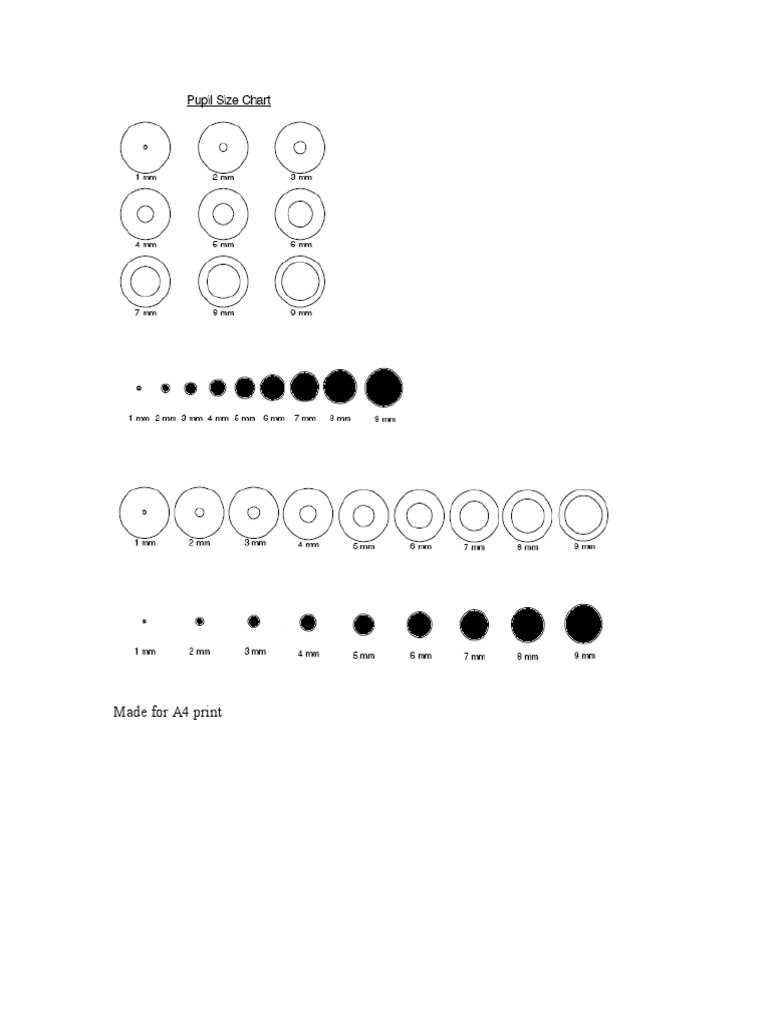 Pupil Chart | PDF
