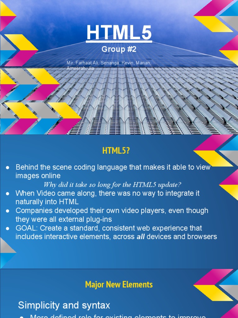 html5 Presentation | PDF