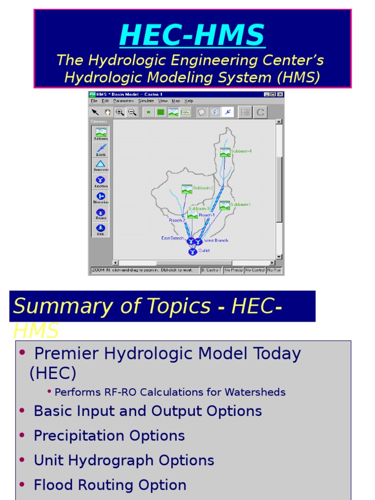 Hec HMS | PDF | Discharge (Hydrology) | Hydrology