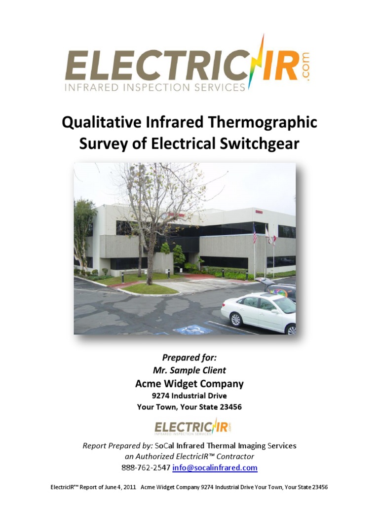 ElectricIR Sample Report | Thermography | Infrared