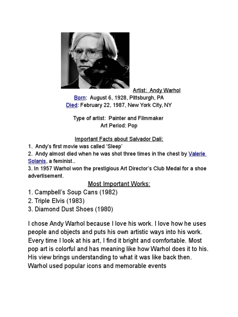 Andy Warhol: Pop Art Pioneer Insights | PDF | Home & Garden | Art