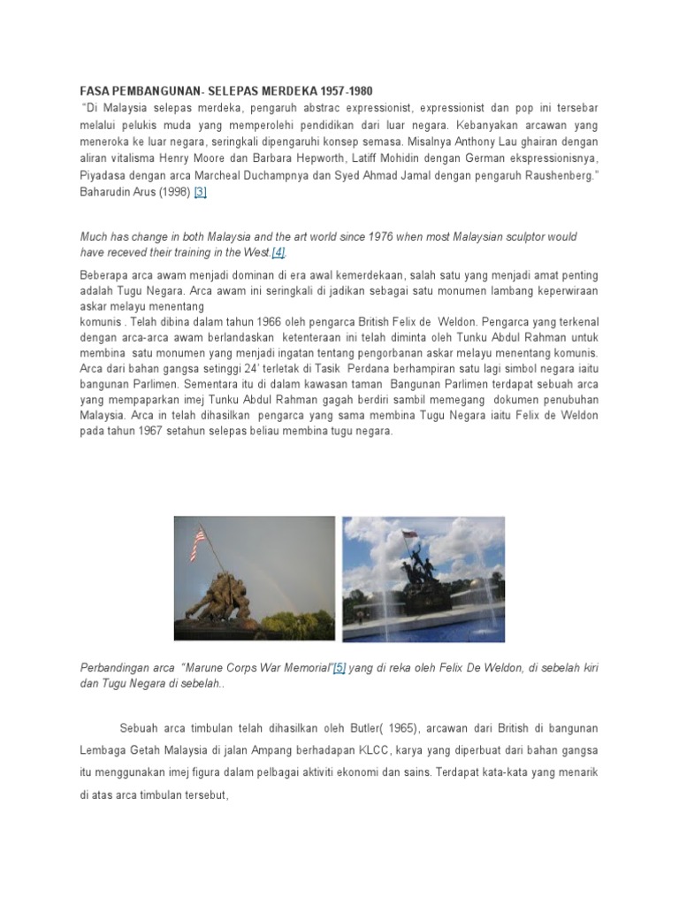 Arca Selepas Merdeka | PDF