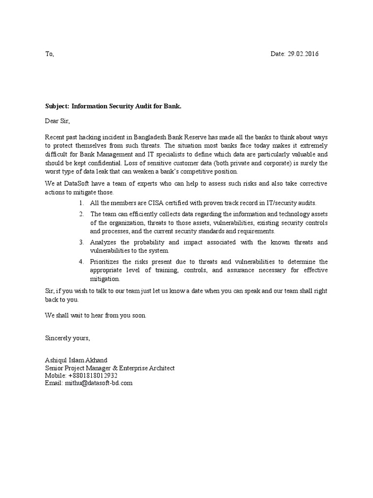 Forwarding Letter | PDF