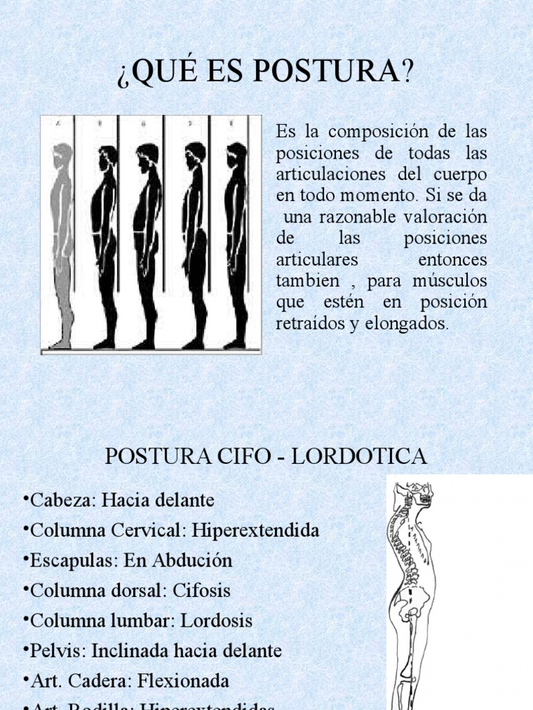 Que Es Postura - W Slideshare Net 32 | PDF | Pie | Extremidades (anatomía)