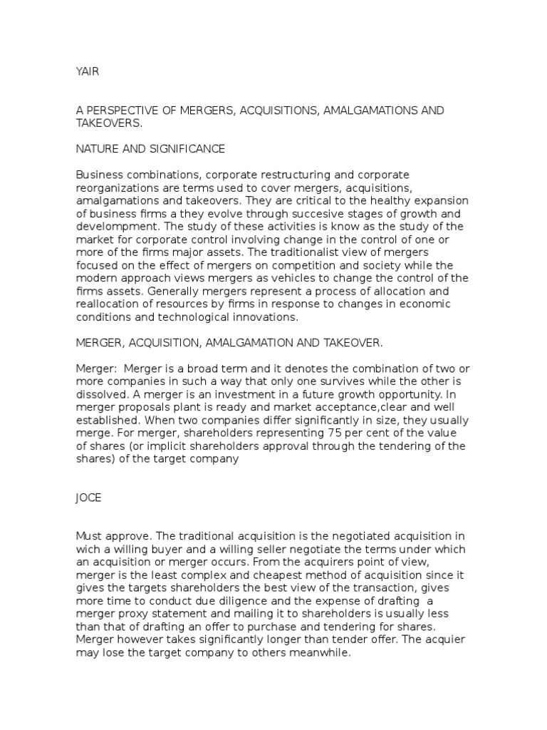 Texto en Ingles Finanzas Corporativas | PDF | Consolidation (Business ...