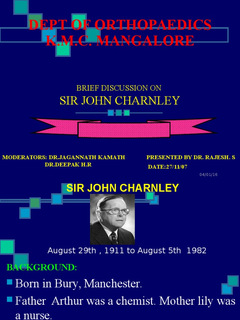 Sir John Charnley | PDF | Science & Mathematics | History