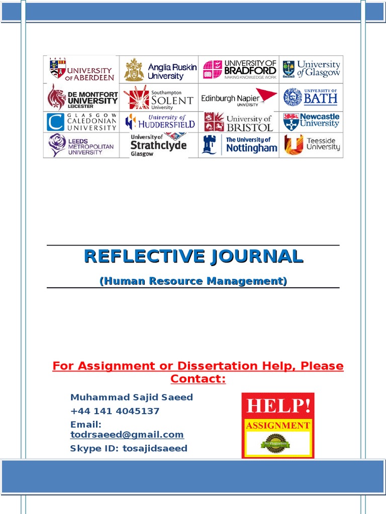 Reflective Journal | Reflective Practice | Learning