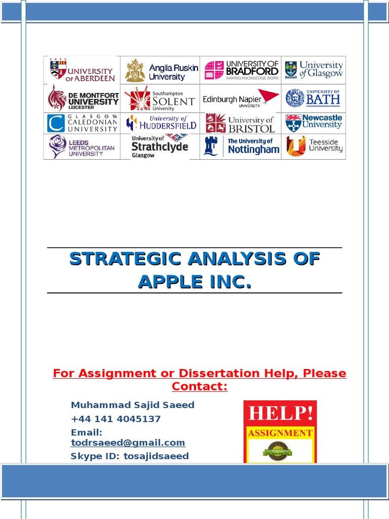 Apple Inc. Strategic Analysis Report | PDF | New Product Development ...