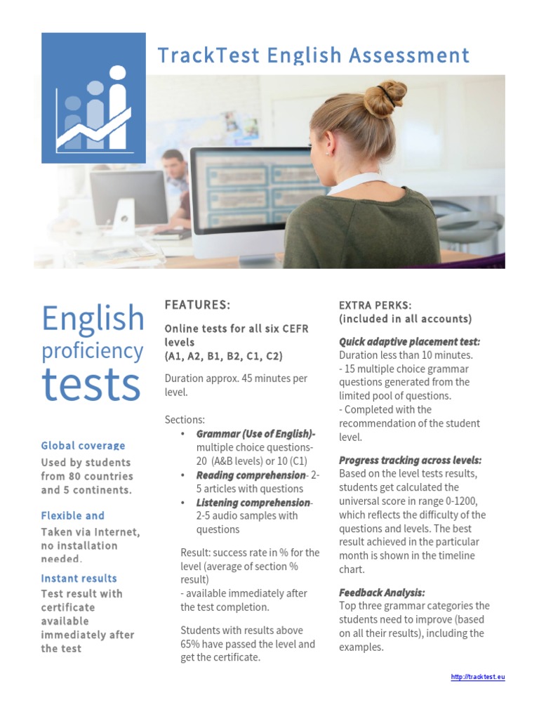 TrackTest English Proficiency Assessment | PDF | Career & Growth ...