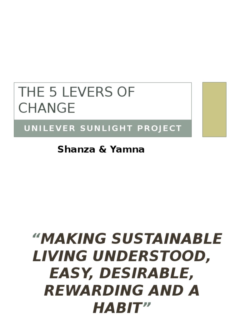 Project Sunlight | PDF | Habits | Sustainability