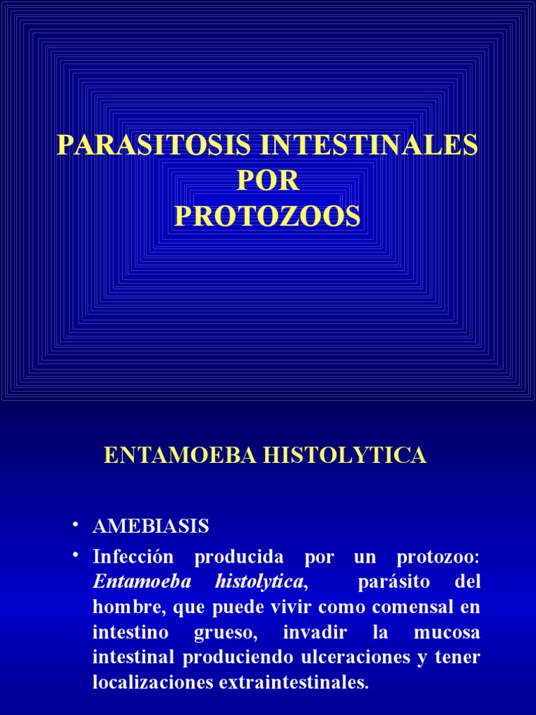 Parasitosis Intestinales Por Protozoos | PDF | Gastroenterología ...