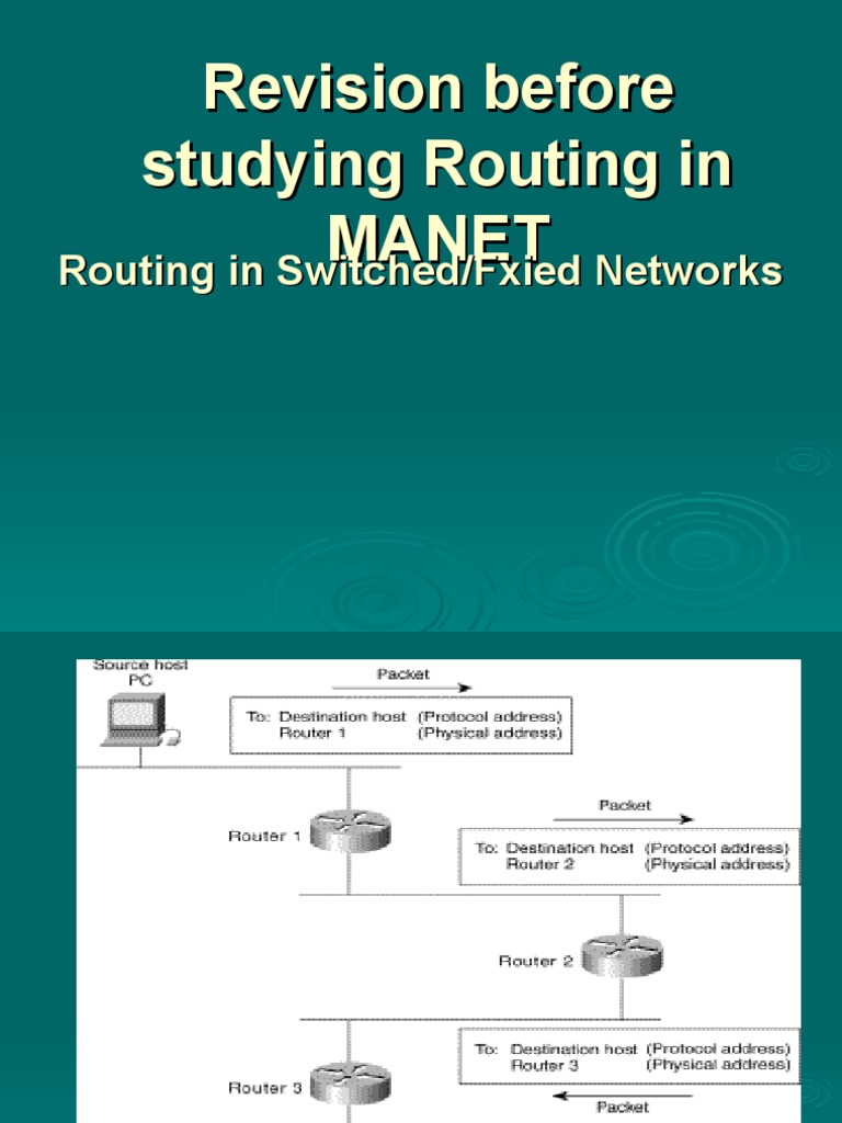 Revision Before Studying Routing in Manet | PDF | Routing | Network ...