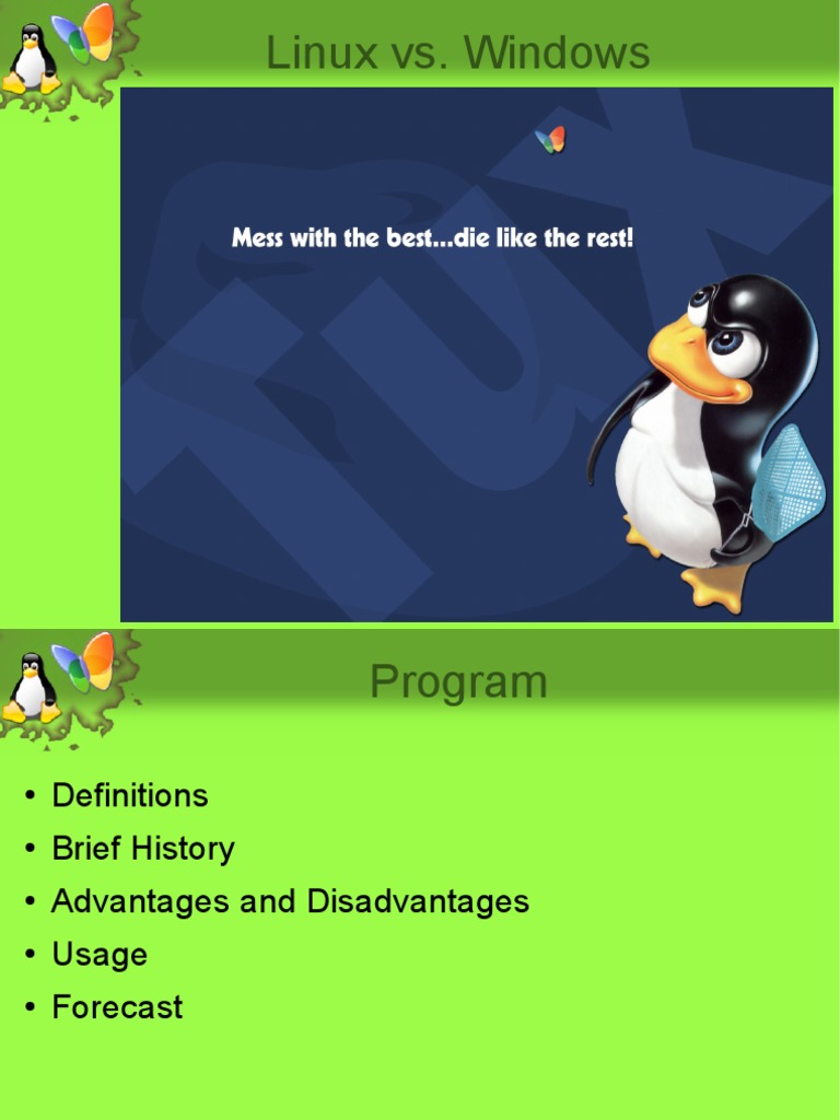 Linux Vs Windows | PDF | Linux | Computer Architecture