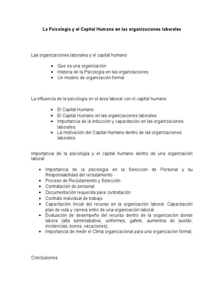 Manual RH | PDF | Recursos humanos | Derecho laboral