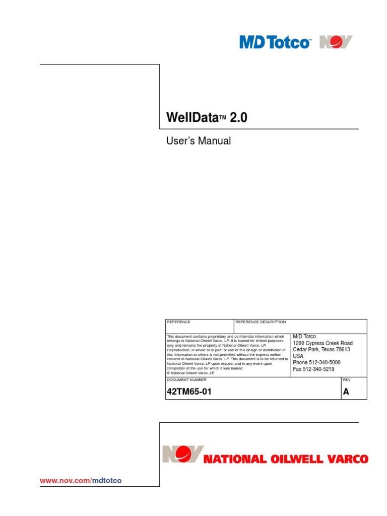 WellData 2 - 0 User's Manual | PDF | Portable Document Format | Password