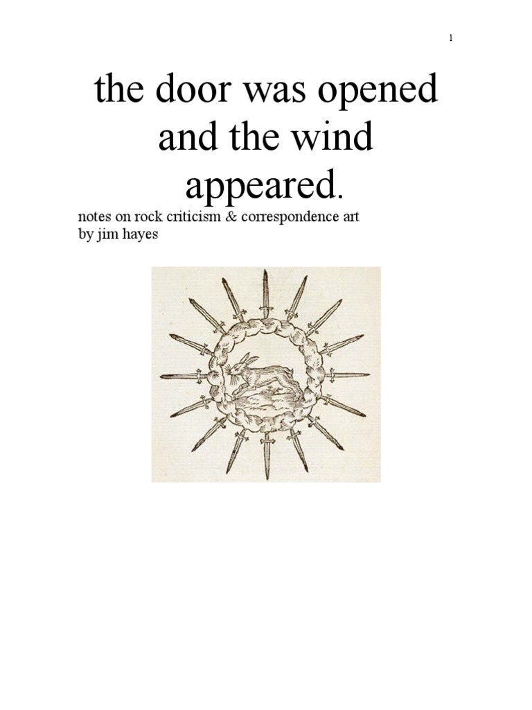 The Door was Opened & the wind the appeared | Postcard | Advertising