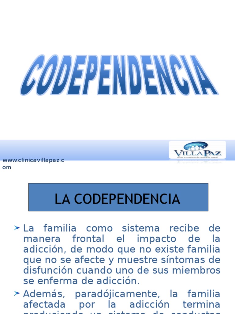 Codependencia Familiar | PDF | Depresión (estado de ánimo) | Medicina ...